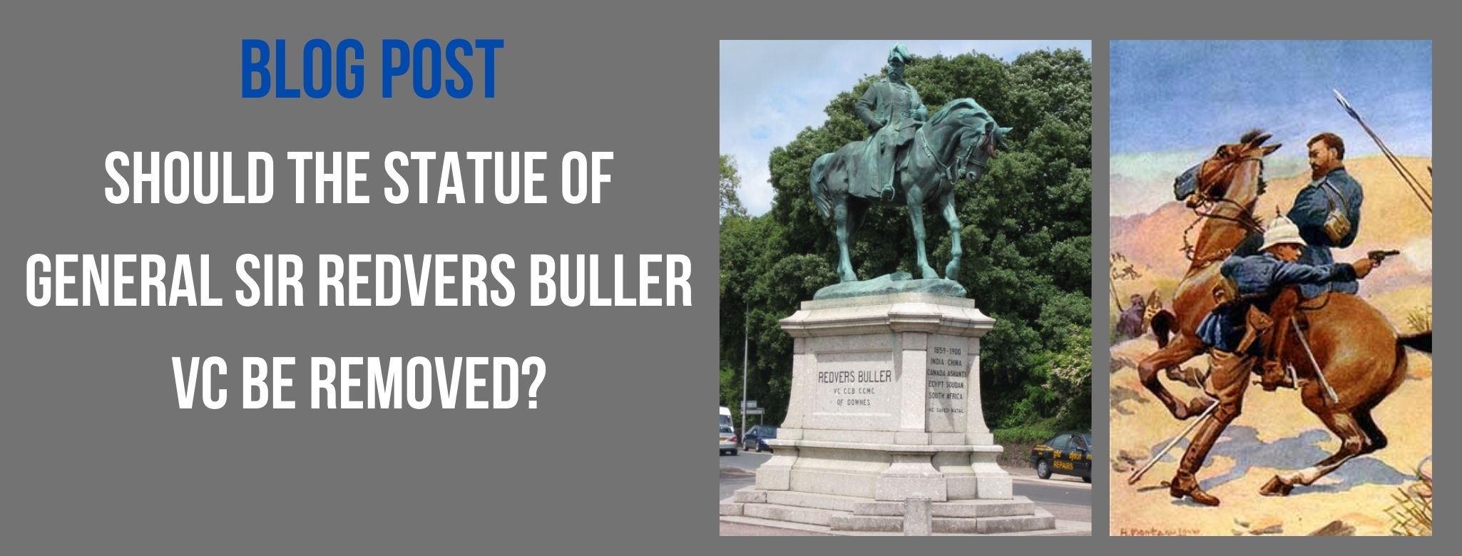 The Statue of General Sir Redvers Henry Buller, VC, GCB, GCMG in Exeter